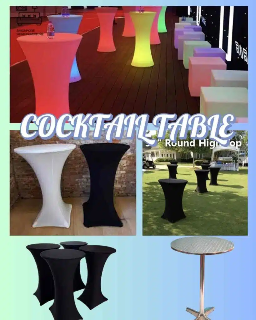 COCKTAIL TABLE RENTAL - RM40/UNIT 2 MINUTES CALL 0126597702